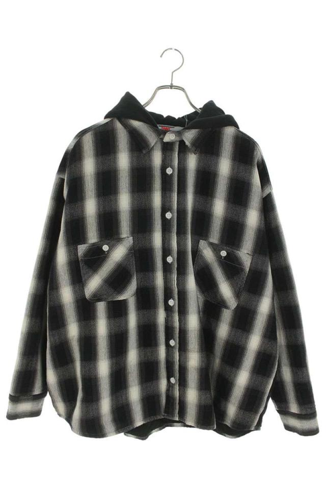 セントマイケル サイズ:XL  23SS  SM-A23-0000-046 チェックシャツパーカーブルゾン 中古 SB01