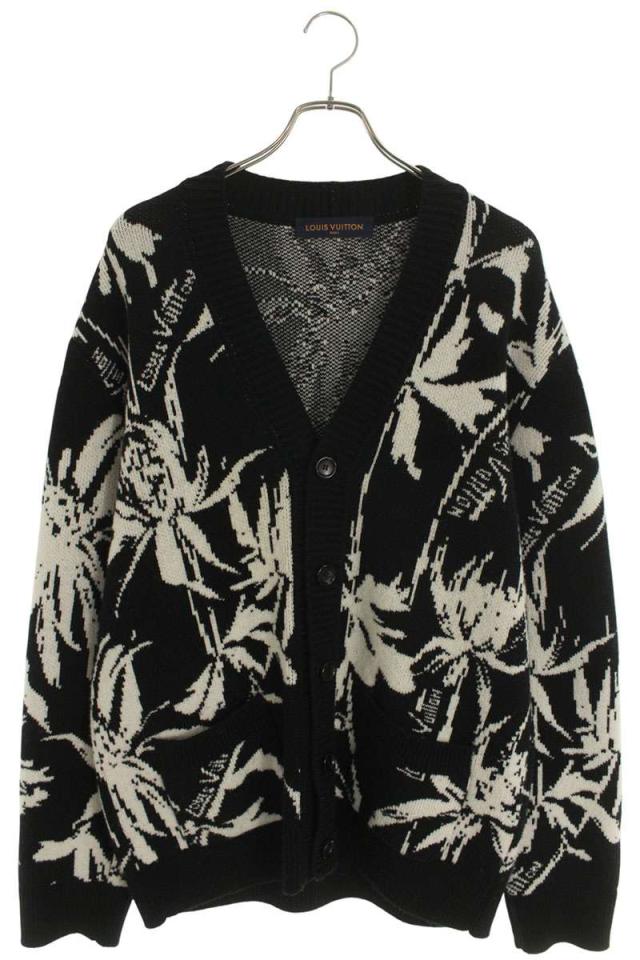 ルイヴィトン サイズ:M  RM231 H56 HON98W シスルウールジャガードニットカーディガン 中古 OM10