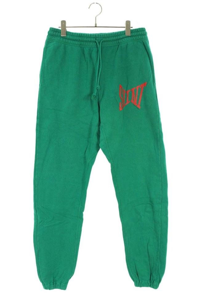 セントマイケル サイズ:M  SM-S22-0000-054 ロゴプリントスウェットロングパンツ 中古 SB01