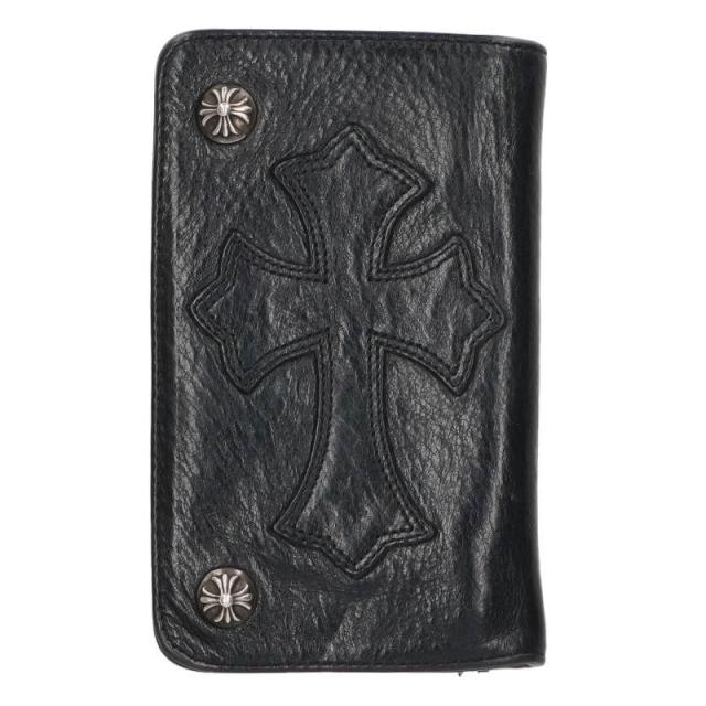 クロムハーツ   1ZIP CROSS PATCH クロスパッチ付きクロスボール財布 中古 NO05