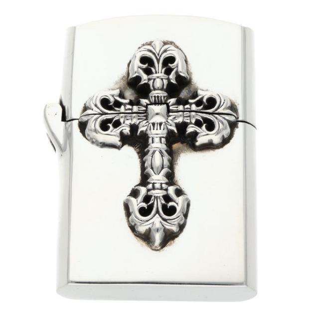 クロムハーツ   ZIPPO LIGHTERZ-V5 フィリグリークロスジッポライター 中古 OS06