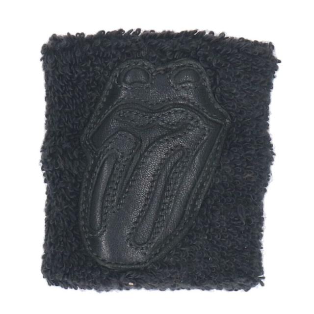 クロムハーツ   SWEATBAND WRIST リストスウェットバンド リップアンドタンレザーパッチリストバンド 中古 GZ11