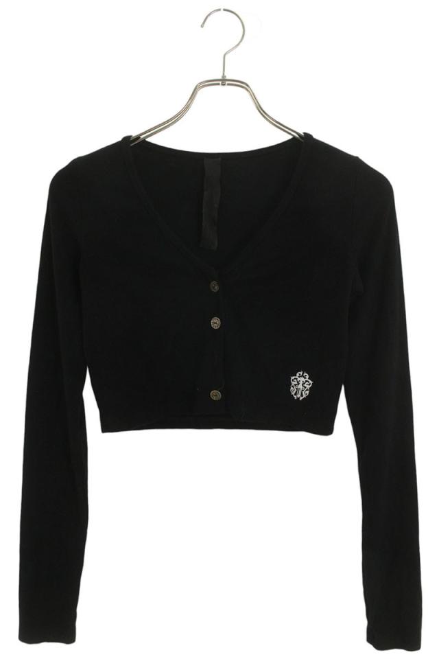 クロムハーツ サイズ:XS ヴァインダガー刺繍カーディガン 中古 SJ02