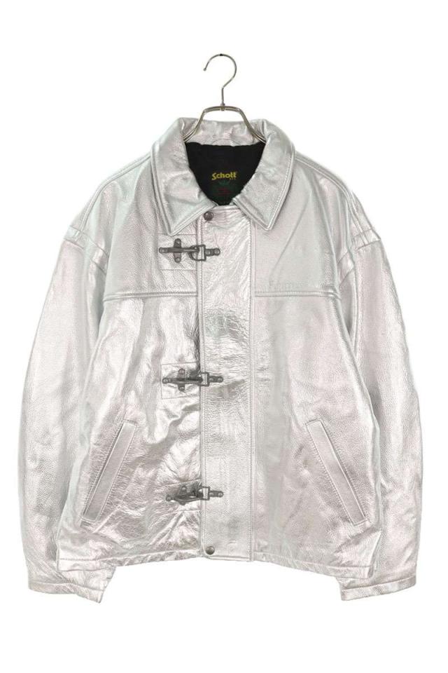シュプリーム  ショット サイズ:XL  25SS  Schott Leather Clip Jacket クリップレザージャケット 中古 FK04