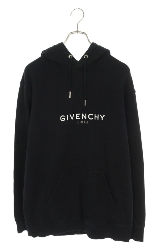 ジバンシィ サイズ:M  BMJ0GD3Y78 ロゴスウェットプルオーバーパーカー 中古 OM10