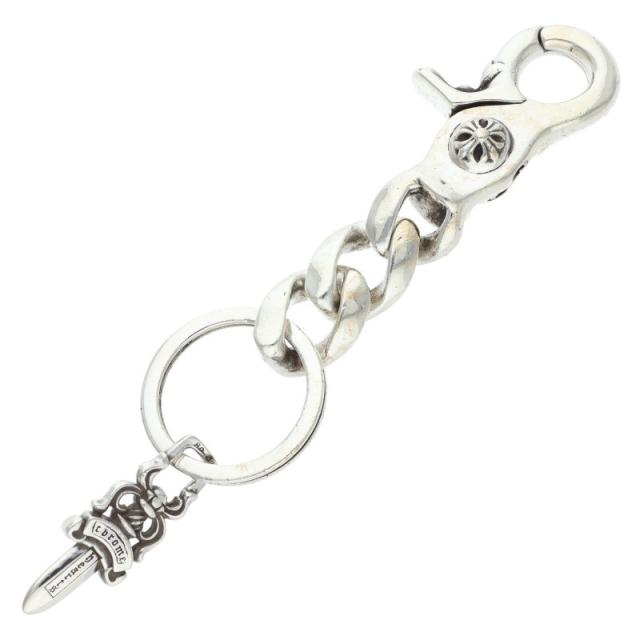 クロムハーツ サイズ:ショート  CLP CHN CLASSIC-S ショートクラシックリンク シルバーキーチェーン 中古 GZ11