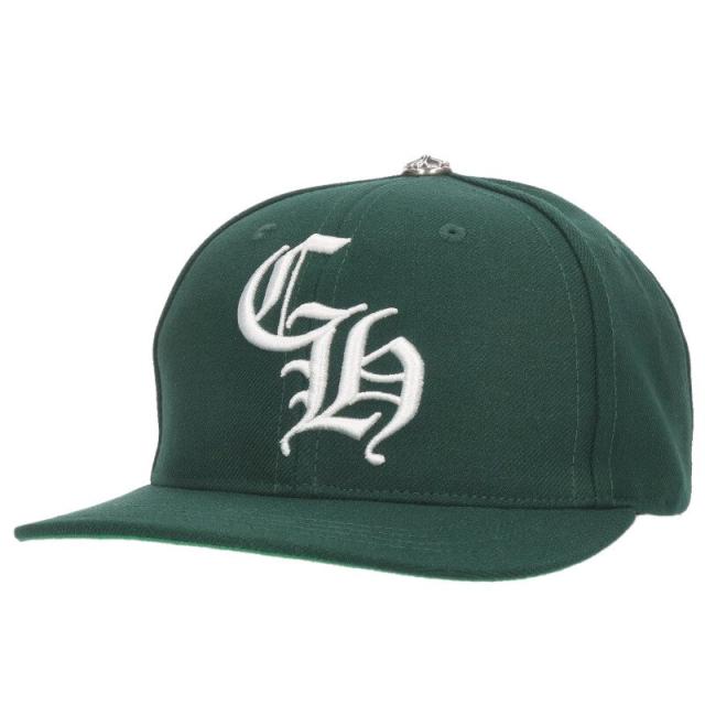 クロムハーツ サイズ:ONE SIZE  CH HAT CH刺繍ベースボールキャップ 中古 SS07