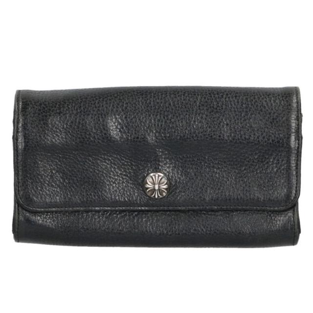 クロムハーツ   JUDY ジュディ クロスボタンレザーウォレット財布 中古 SS07