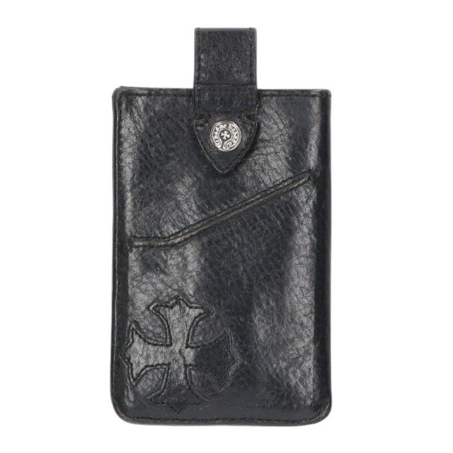 クロムハーツ   THE WAY I WALK CHプラスパッチレザーカードケース 中古 SJ02
