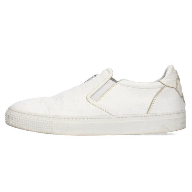 クロムハーツ サイズ:43  SLIP ON CHプラスレザーパッチダガー付レザースリッポン 中古 GZ11