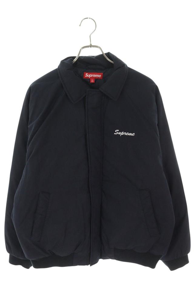 シュプリーム サイズ:L  23AW  Peace Embroidered Work Jacket ピースバック刺繍ワークジャケットブルゾン 中古 OM10