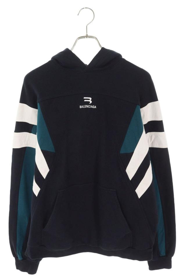 バレンシアガ サイズ:2  675323 TLVA3 トラックスーツ プルオーバーパーカー 中古 OM10