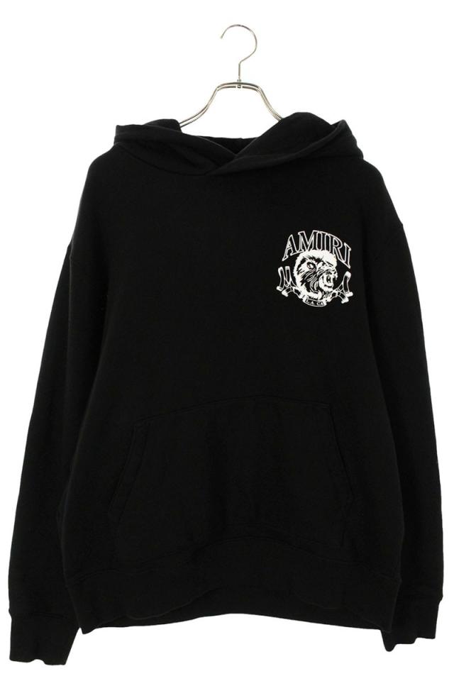 アミリ サイズ:XL  24AW  AMJYHD1067 アニマルプリントプルオーバーパーカー 中古 FK04