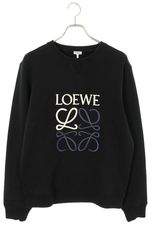 ロエベ サイズ:M  H526Y24J07 アナグラムエンブロイダリークルーネックスウェット 中古 OM10