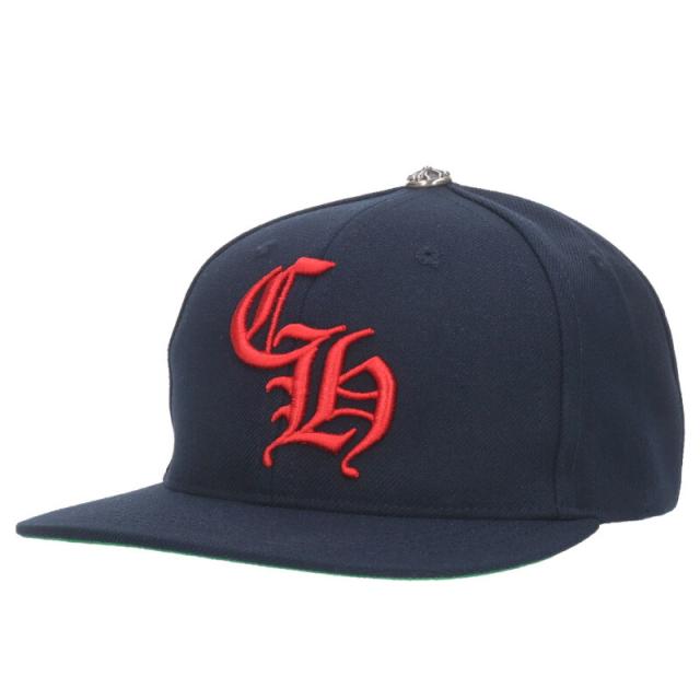 クロムハーツ サイズ:ONE SIZE  CH HAT CH刺繍ベースボール帽子 中古 SJ02