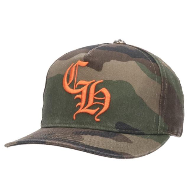 クロムハーツ サイズ:ONE SIZE  CH HAT CH刺繍ベースボール帽子 中古 SJ02