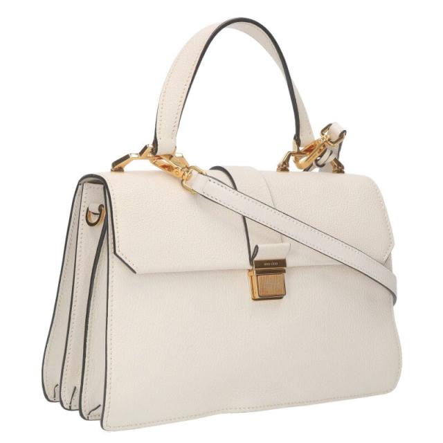 ミュウミュウ   5BA108 マドラス レザー2WAYハンドバッグ 中古 SB01