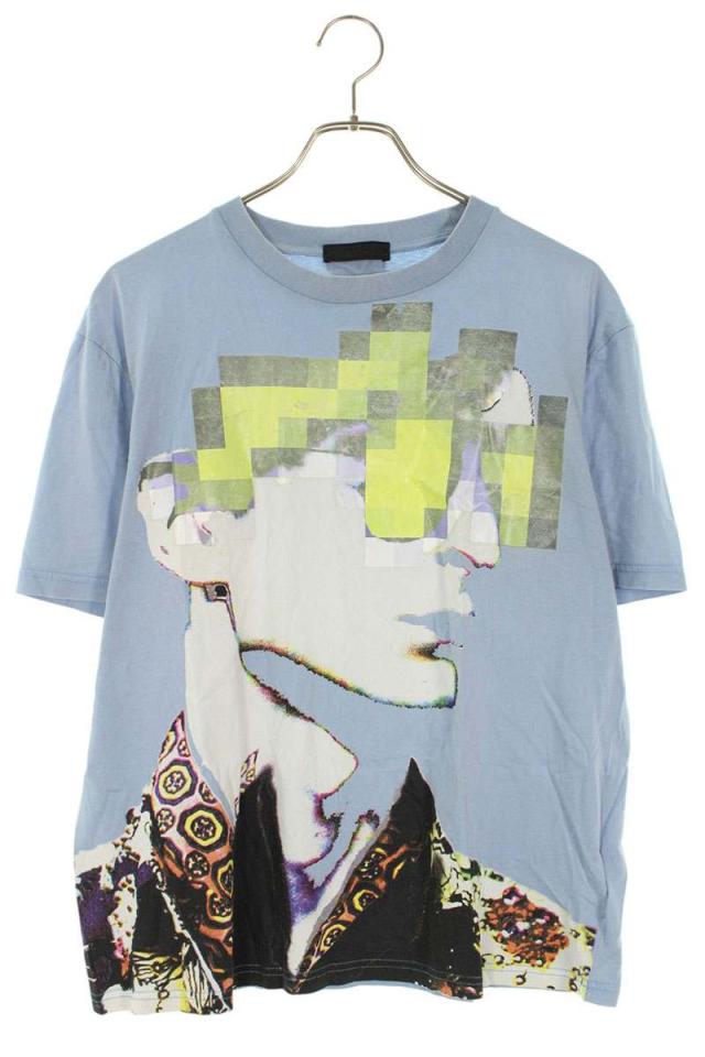 プラダ サイズ:XL  13SS  UJM492 S111 グラフィックプリントTシャツ 中古 BS99