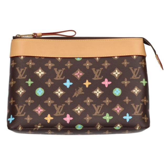 ルイヴィトン   ポシェット・ヴォワヤージュ スープル M83568 モノグラムクラッチバッグ 中古 OM10