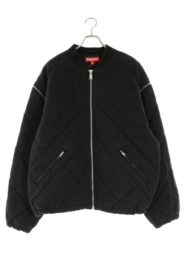 シュプリーム サイズ:XXL  25AW  Zip-Off Sleeve Quilted Bomber Jacket ジップオフキルティングボンバージャケットブルゾン 中古 OM10