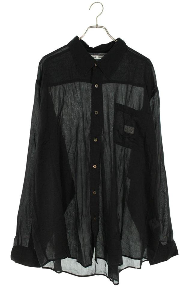 アワーレガシー  ステューシー サイズ:XL  25SS  WORK SHOP WS2252WB コットンシルク長袖シャツ 中古 FK04