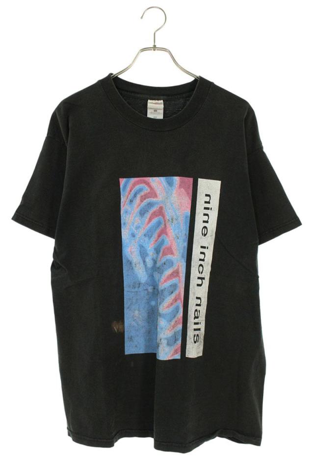 ヴィンテージ サイズ:XL  NINE INCH NAILS ナインインチネイルズ HATE 1990 プリントTシャツ 中古 SB01