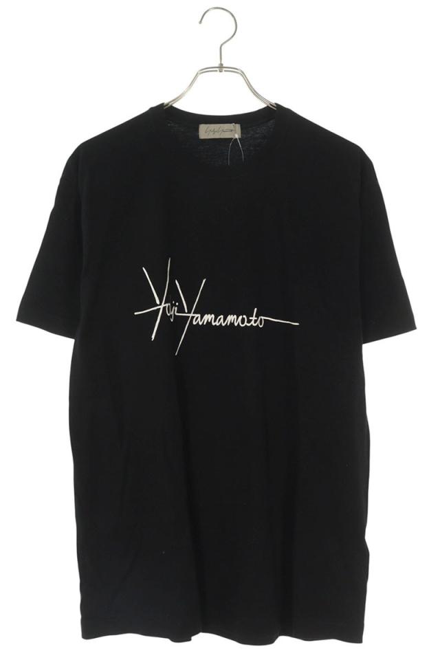 ヨウジヤマモト サイズ:2  FD-T26-088 ロゴプリントTシャツ 中古 BS99