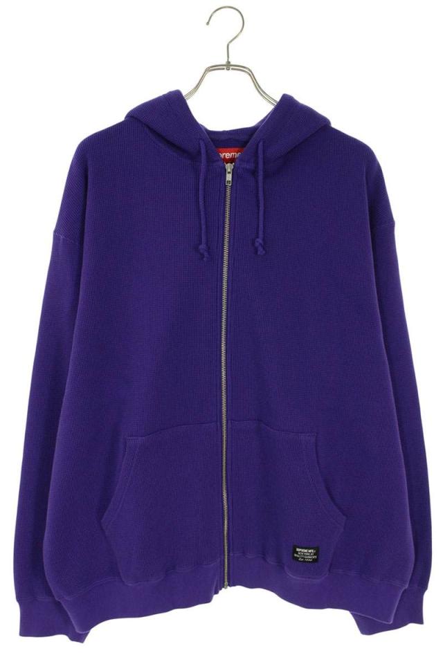 シュプリーム サイズ:XL  25SS  Hooded Zip Up Thermal サーマルジップアップパーカー 中古 OM10