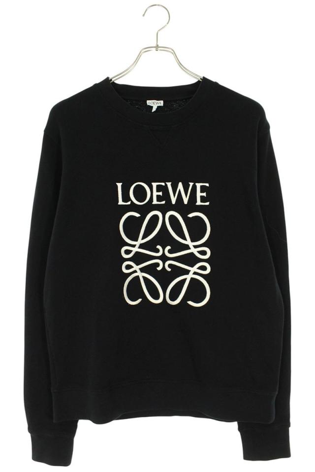 ロエベ サイズ:L  H6169410OF アナグラム刺繍クルーネックスウェット 中古 OM10