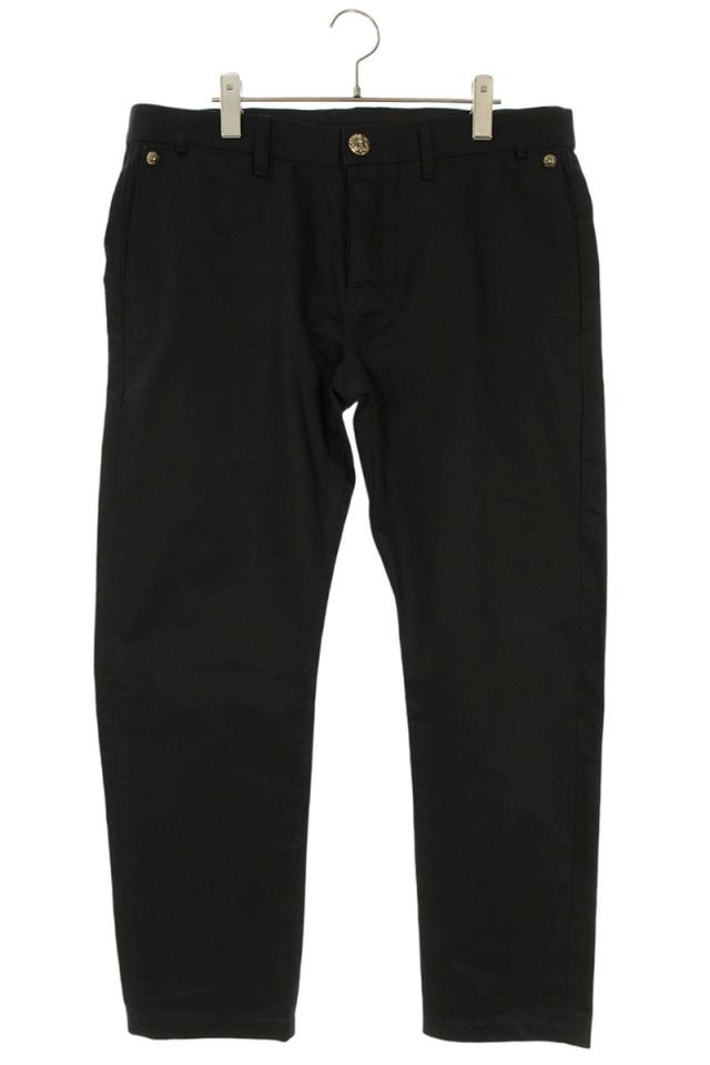 クロムハーツ サイズ:36インチ クロスボールボタンチノロングパンツ 中古 SS07