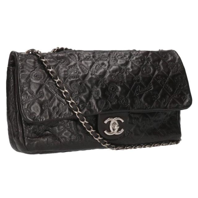 シャネル   マトラッセ アイコンレザーチェーンショルダーバッグ 中古 SB01