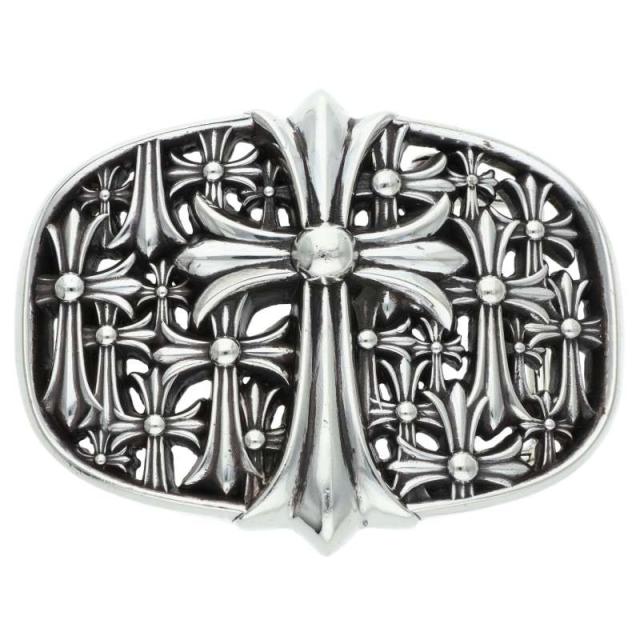 クロムハーツ   BUCKL CEMETERY1.5 1.5セメタリークロス シルバーバックル 中古 OS06