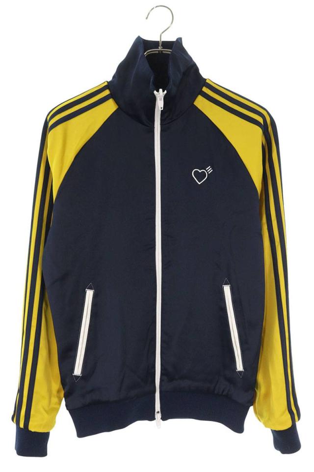 アディダス  ヒューマンメイド サイズ:M  GV4342 リバーシブルトラックジャケットブルゾン 中古 FK04
