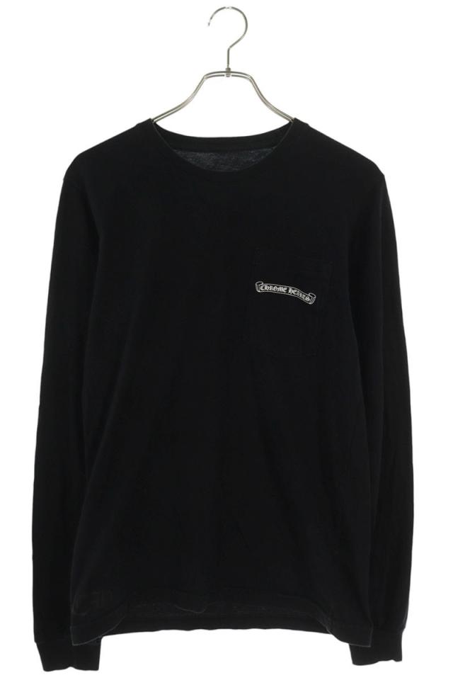 クロムハーツ サイズ:S  CH L S 1 バックアーチロゴプリント長袖カットソー 中古 OS06