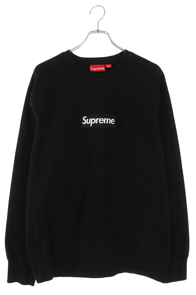 シュプリーム サイズ:L  18AW  Box Logo Crewneck ボックスロゴクルーネックスウェット 中古 OM10