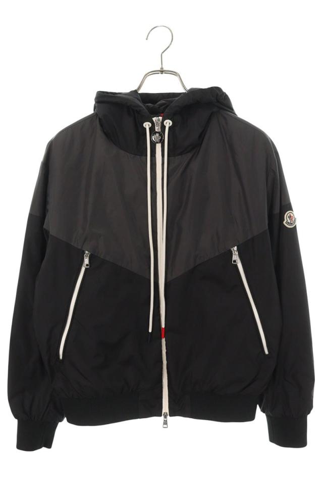 モンクレール サイズ:1  22SS  BUKRET 袖ロゴパッチフード付きジップブルゾン 中古 OM10