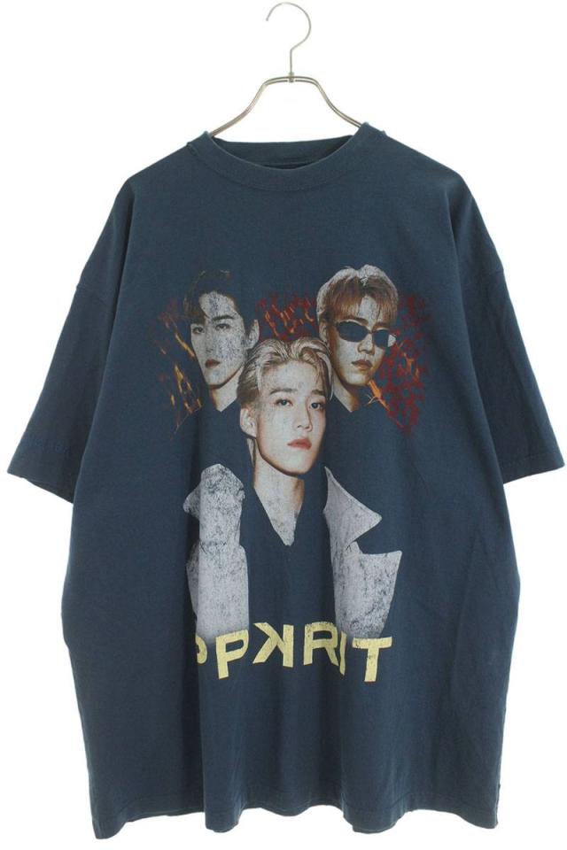 バレンシアガ サイズ:4  831305 TSVV9 PP KRIT プリントTシャツ 中古 BS99