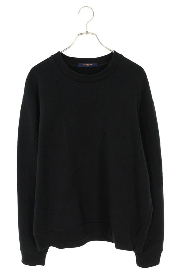 ルイヴィトン サイズ:XL  24AW  RM242M IHN HRY83W ロゴエンブロイダードクルーネックスウェット 中古 SB01