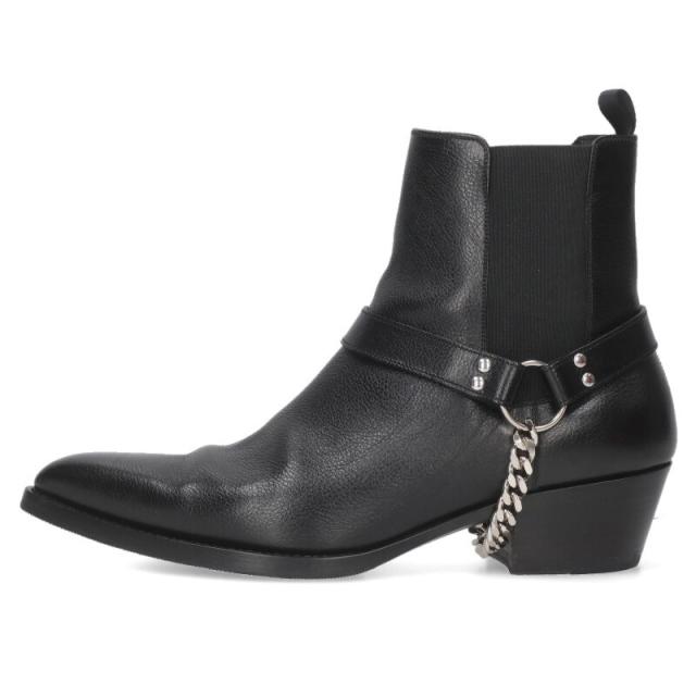 セリーヌ サイズ:45  カマルグ サイドゴアチェーンリングブーツ 中古 OM10