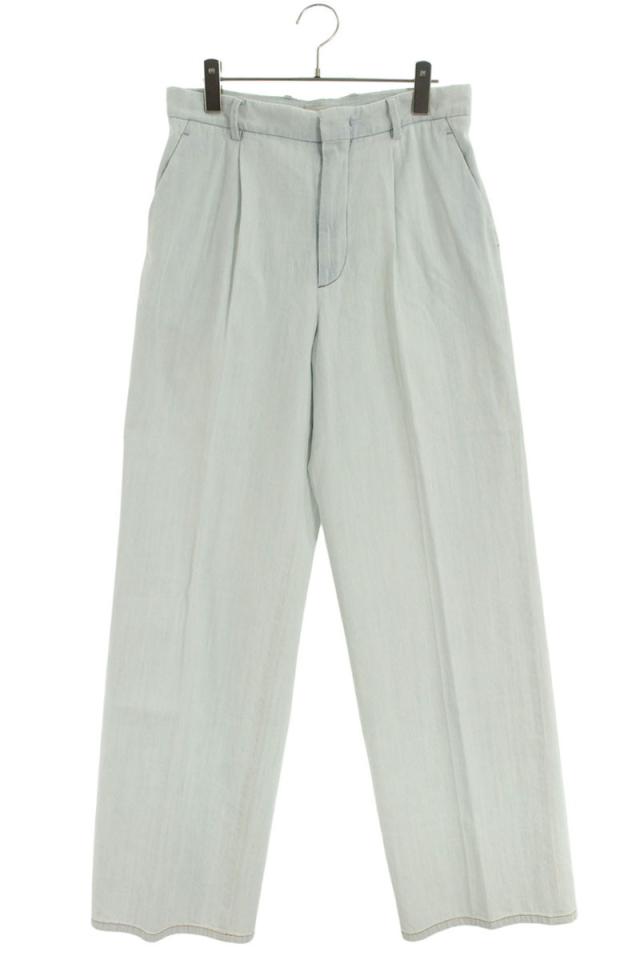 ミュウミュウ サイズ:40  GWP501 デニムシャンブレーロングパンツ 中古 BS99