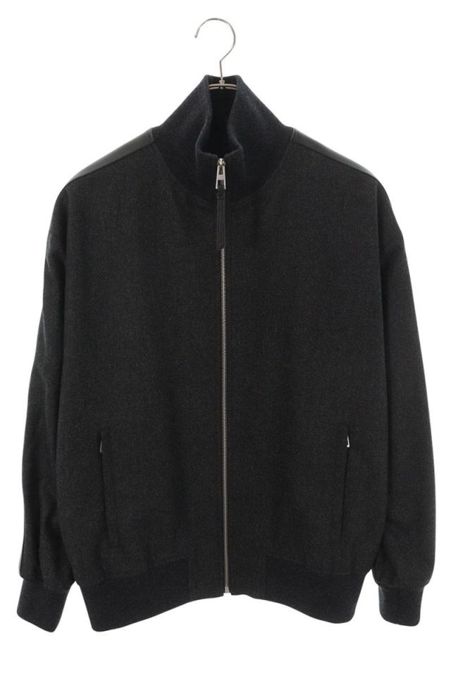 ロエベ サイズ:44  25SS  H526Y02WB1 カシミヤ混ラムレザーライントラックジャケットブルゾン 中古 SB01