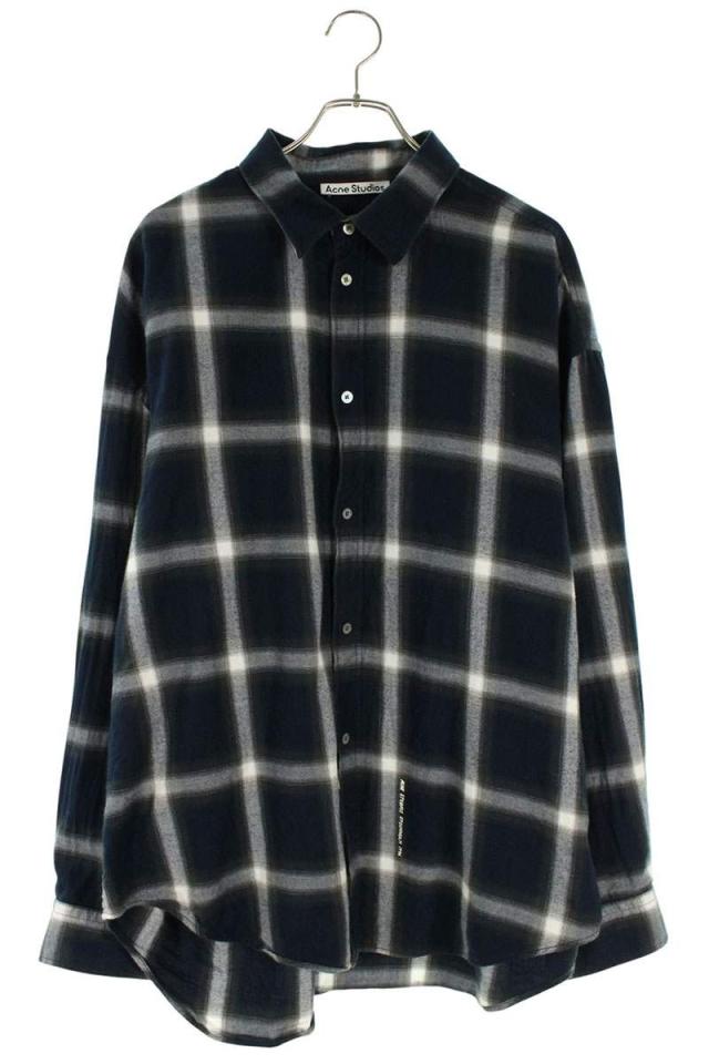アクネストゥディオズ サイズ:48  FN-MN-SHIR000868 ボタンアップチェック長袖シャツ 中古 SB01