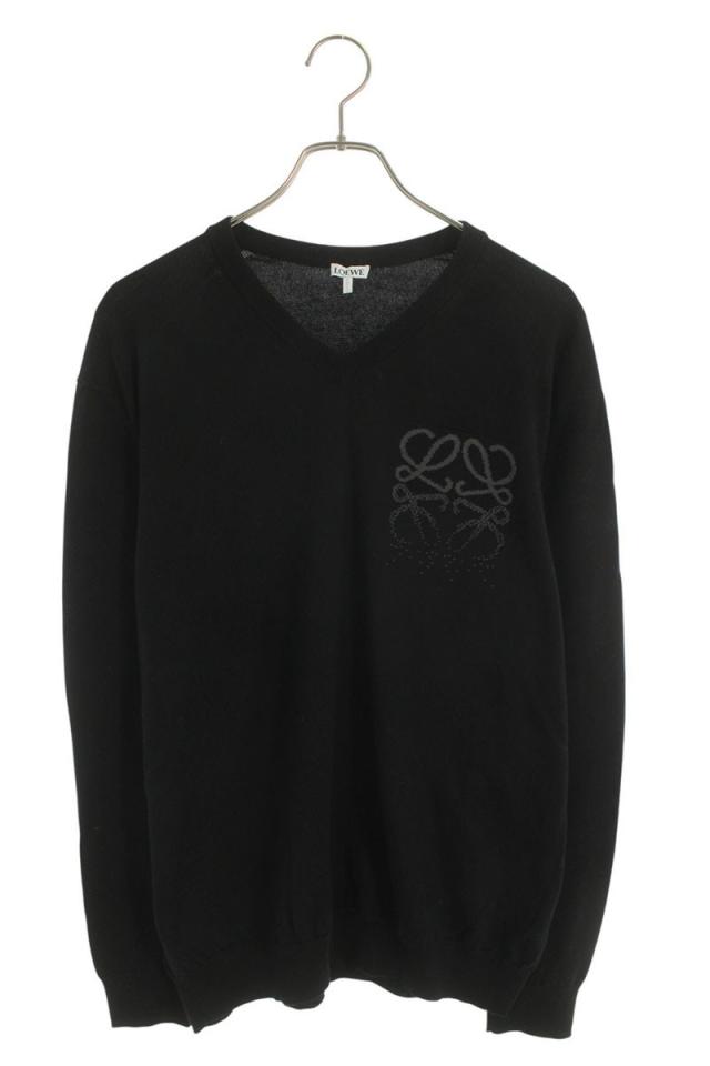 ロエベ サイズ:XS  H526Y14KIS カシミア混アナグラムクルーネックニット 中古 SS13