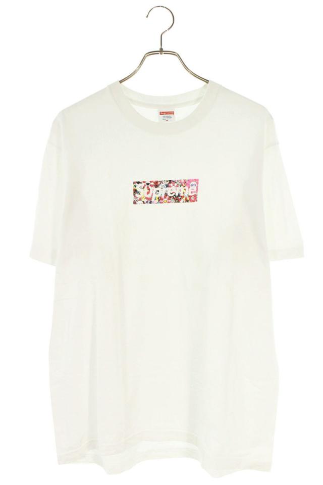シュプリーム  ムラカミタカシ サイズ:M  covid 19 relief box logo tee ボックスロゴTシャツ 中古 SB01