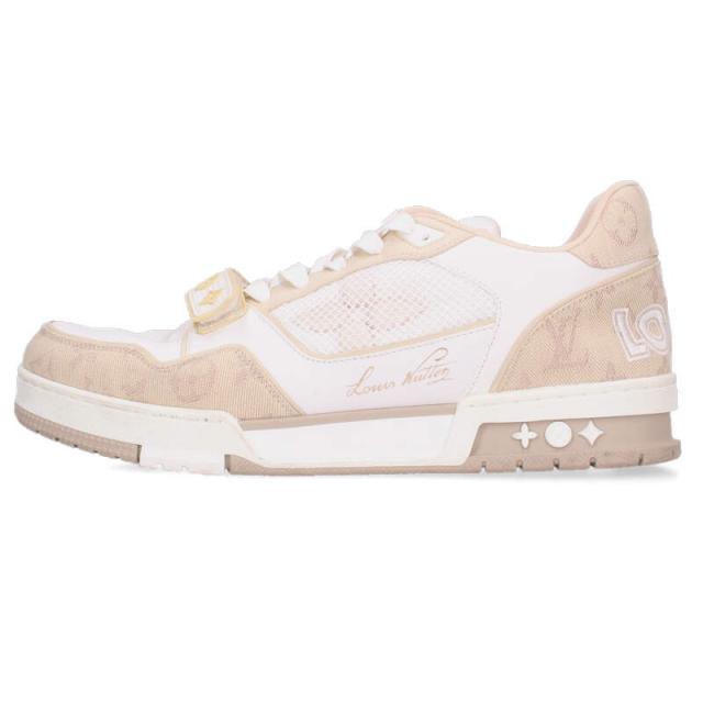 ルイヴィトン サイズ:8  トレイナーライン レースアップローカットスニーカー 中古 SB01