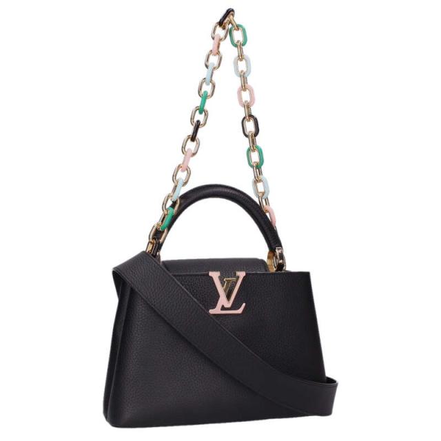 ルイヴィトン   M21641 カプシーヌBB トリヨンレザー フラップ チェーン 2WAYハンドバッグ 中古 OM10