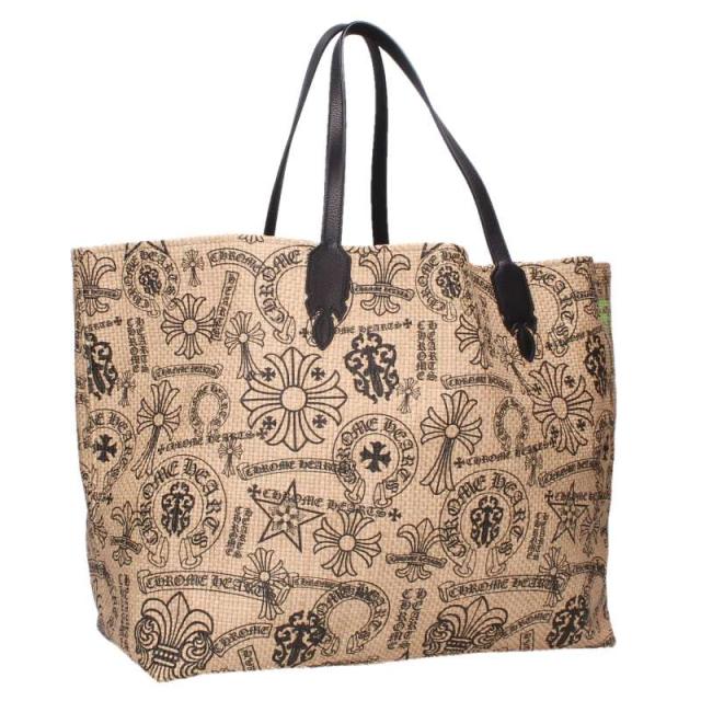 クロムハーツ   LARGE BEACHES BAG マイアミ限定総柄プリントビーチトートバッグ 中古 GZ11