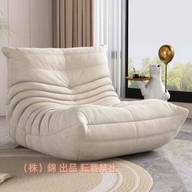 ソファーベッド一人用ソファー一人暮らし座椅子株式会社錦 軽い贅沢 北欧ライトレトロ本革 ローソファ一人がけソファー フロアソファ快適で柔らかい一人用ソフ