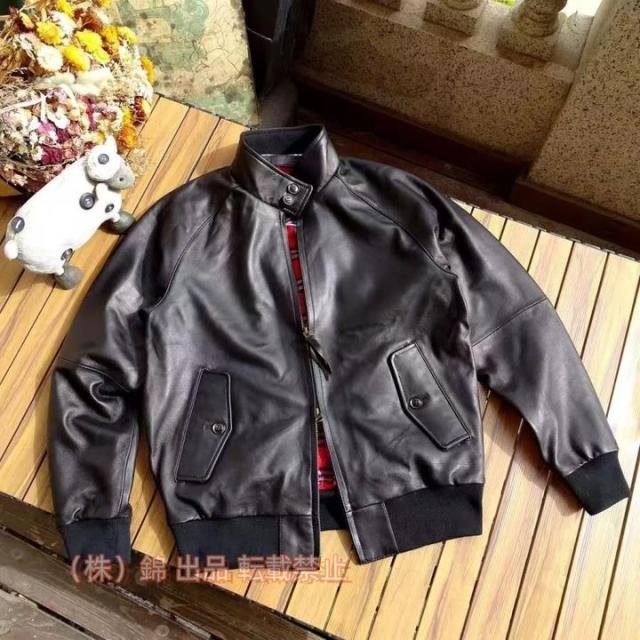 シープスキン スタンドカラー シングルライダース レザージャケット ブラック サイズ 株式会社錦 イタリアンレザー ラム 羊革