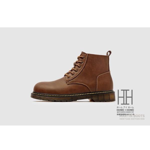 ブーツ メンズ ワークブーツ レザーショートブーツ 滑らない 本革